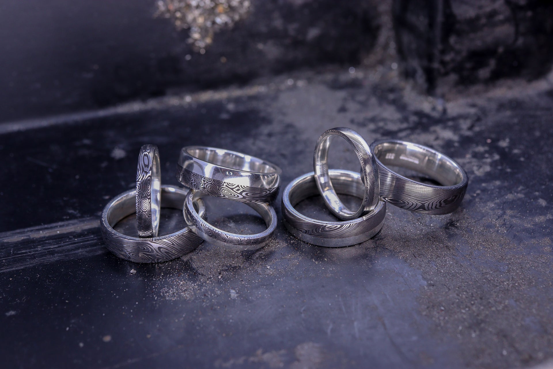 Alternative Metal Wedding Rings | Crafted in Sheffield | Flinn & Steel ...
