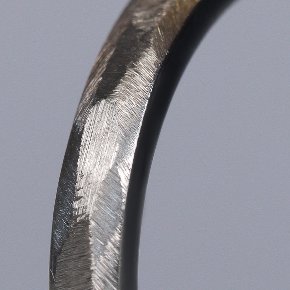 Slim Hammered Stainless Steel Ring - Stainless Steel Wedding Band ...